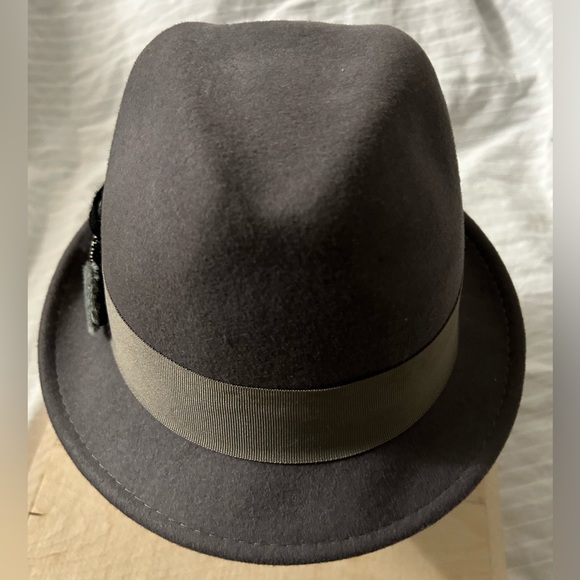 Scala | Accessories | Scala Collezione Gray Womans Bucket Fedora 0 Wool ...
